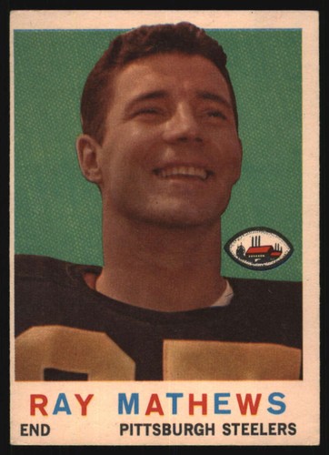 1959 Topps #11 Ray Mathews EX/EX+ Steelers 572413 | eBay