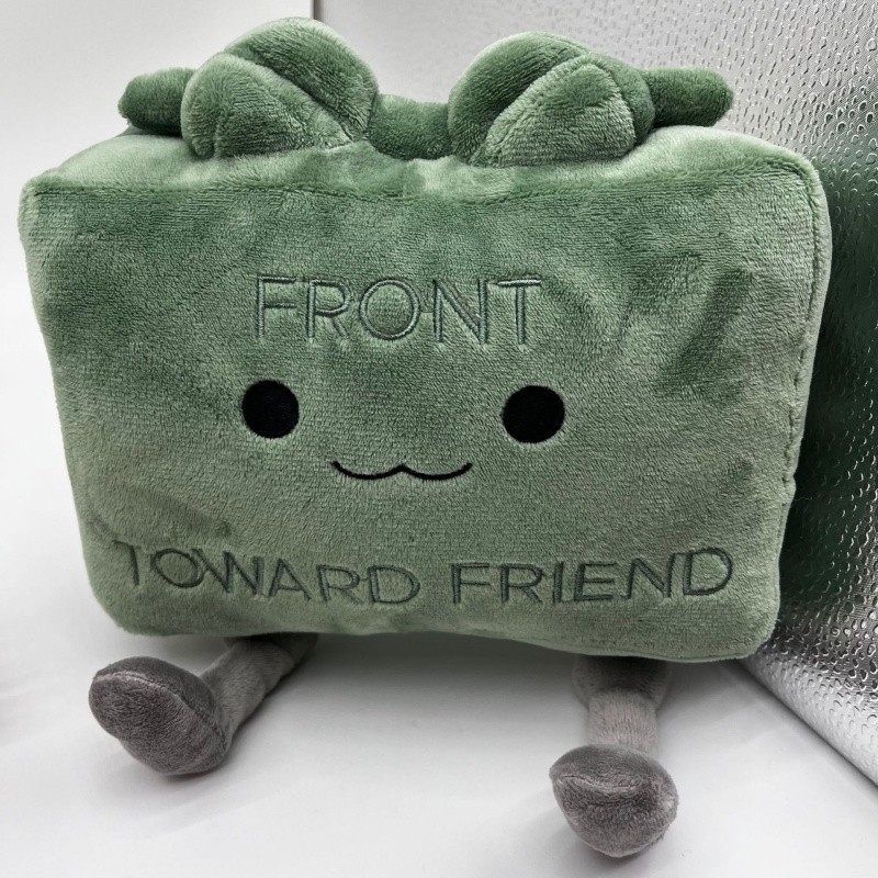 Clay the Claymore Plush Toy Kawaii Green Square Doll Pillow Gift For ...