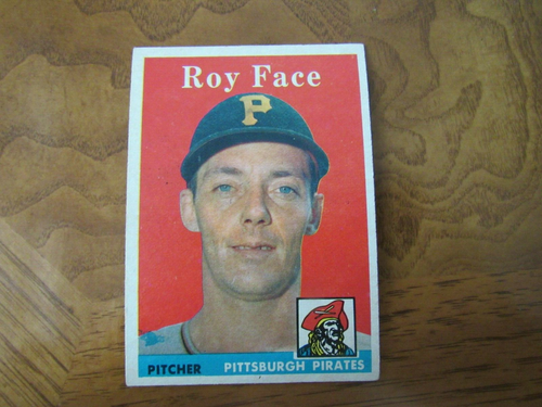 1958 Topps Baseball - # 74 Roy Face, P, Pittsburgh Pirates | eBay