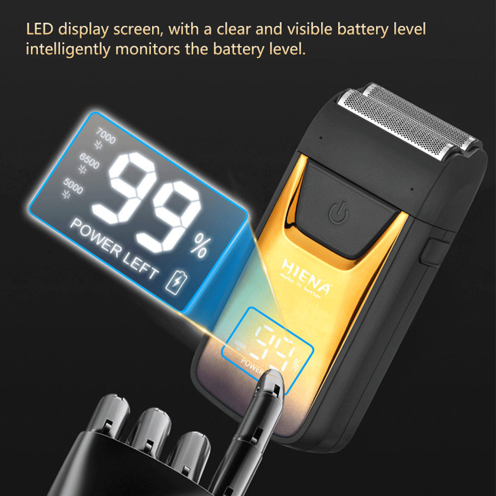 Professional Rechargeable Electric Shaver Trimmer Razor For Hair Beard ...