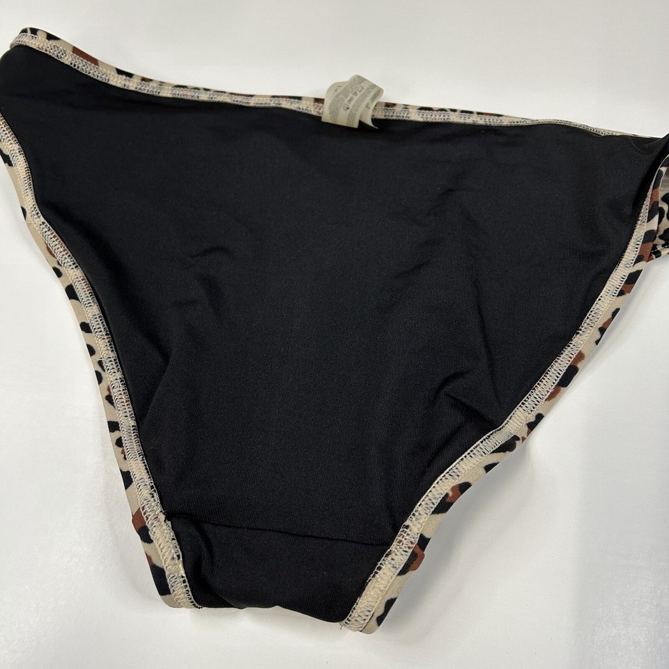 Vintage Victorias Secret Size Small Bikini Bottoms Cheeky Leopard 01H ...