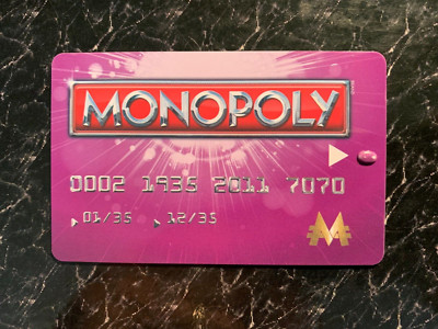 Monopoly BANK CARD PURPLE Electronic Banking 2011 HASBRO | eBay