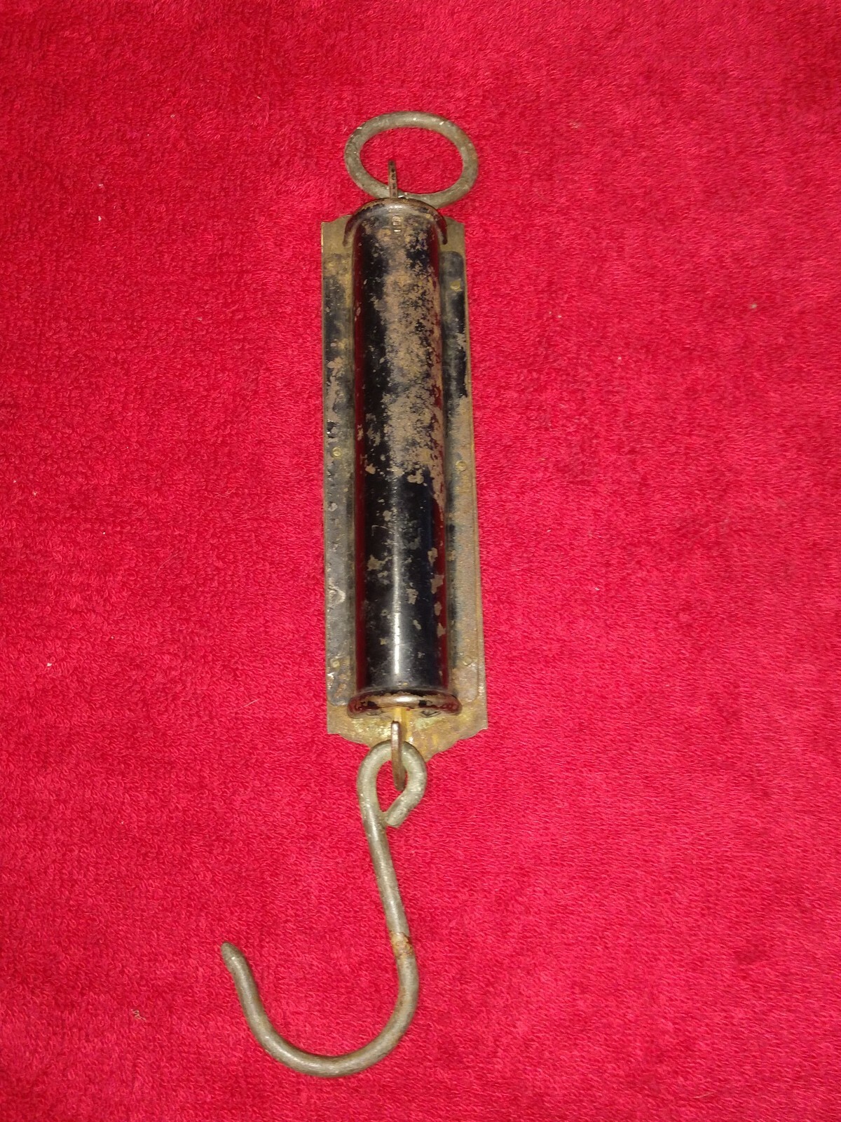 Landers Improved Spring Balance ~ Vintage Fish Scale~ 25 Lb Brass Face ...