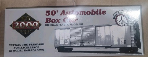 HO Scale P2K Undec 50' Automobile Boxcar Unassembled Kit NIB | eBay
