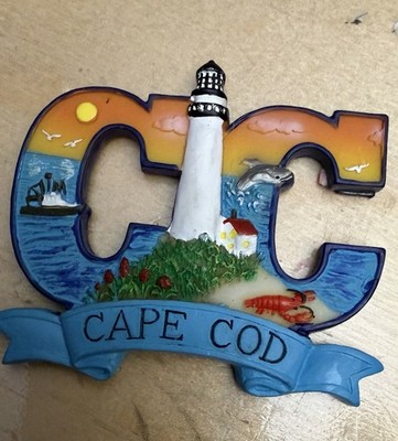 Cap Cod Souvenir Fridge Magnet | eBay