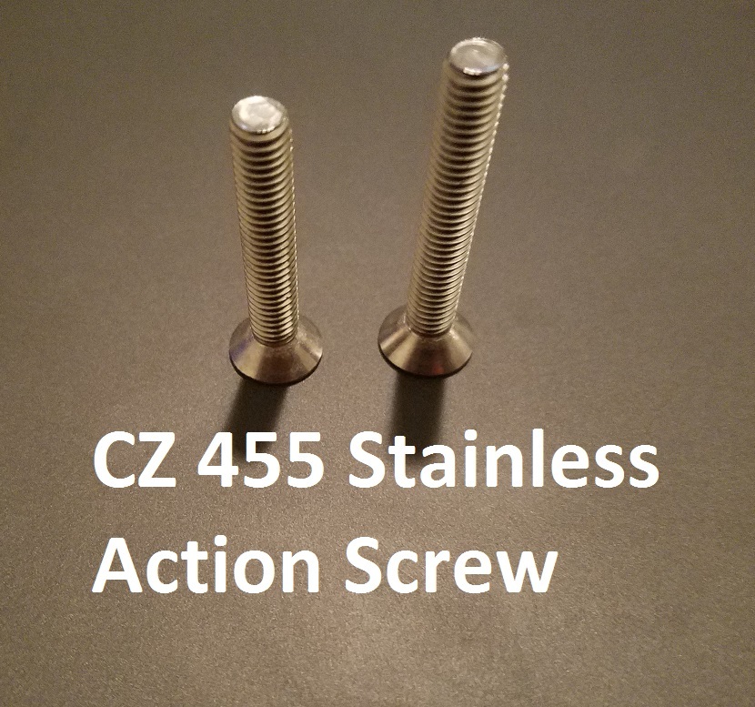 CZ 457 Upgraded Replacement STAINLESS STEEL Action Screws Trim to Fit ...