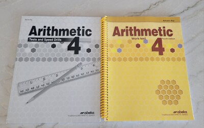 Abeka Arithmetic 4 Work Text Answer Key and Test & Speed Drill Teacher ...