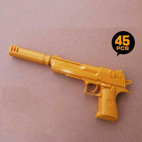 DIY Assembling Gun Toy Pistol Can Fire Mini Bullets Plastic Model ...