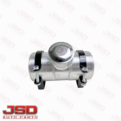 0.38 Gallon 4x8 Round Fuel Tank 1/8 NPT Center Fill Aluminum Spun Gas ...