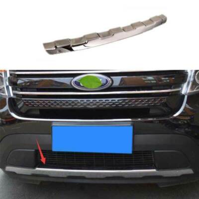 Silver Titanium Front Bumper Diffuser Spoiler Board For Ford Explorer ...