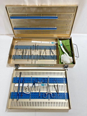 24 Piece Storz Alcon Aesculap Micro Cataract Tray Eye Ophthalmic ...