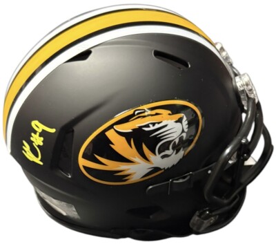 Missouri Tigers Marcus Carroll Signed Black Mini Helmet JSA Certified ...