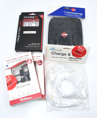 Mixed Lot of Charging Cables and Digital Cleaning Kit | eBay