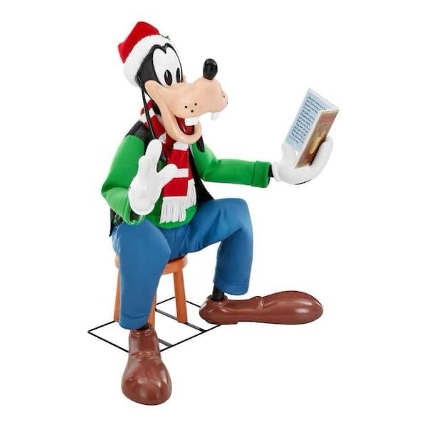 *NEW* Disney 4 ft. Animated Holiday Goofy Animatronic Home Depot A4 ...