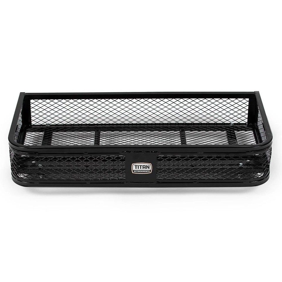 Titan Ramps Universal ATV UTV Front Cargo Basket Rack for Gear Tools ...