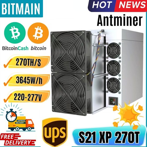 In Stock Now Bitmain S21 XP 270Th/s Bitcoin Miner With Warranty | eBay