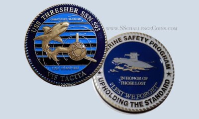 USS Thresher SSN 593 SUBSAFE Commemorative Coin Sub Submarine Safety ...