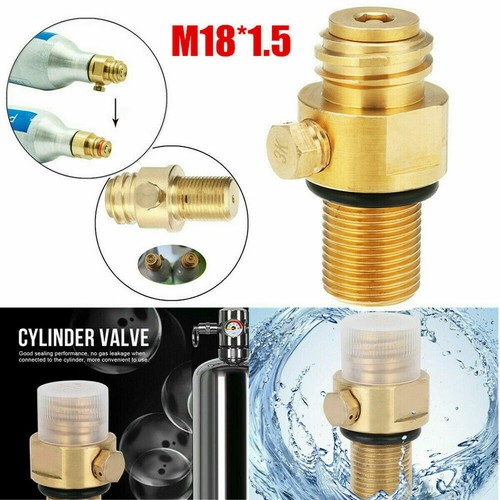 M18*1.5 Refill CO2 Valve Adapter Thread Converter Replacement For ...