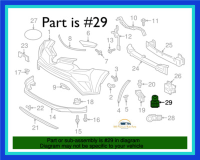 Genuine Toyota OEM 16-18 RAV4 Parking Aid Sensor Bracket Ultrasonic ...