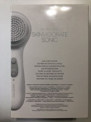 MARY KAY SKINVIGORATE SONIC SKIN CARE SYSTEM W/1 BRUSH HEAD & UNIVERSAL ...