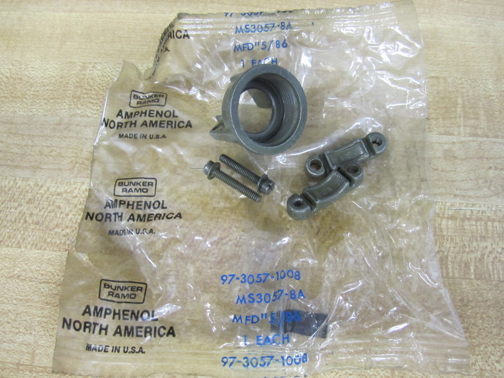 Amphenol 97-3057-1008 Connector MS3057-8A (Pack of 6) | eBay