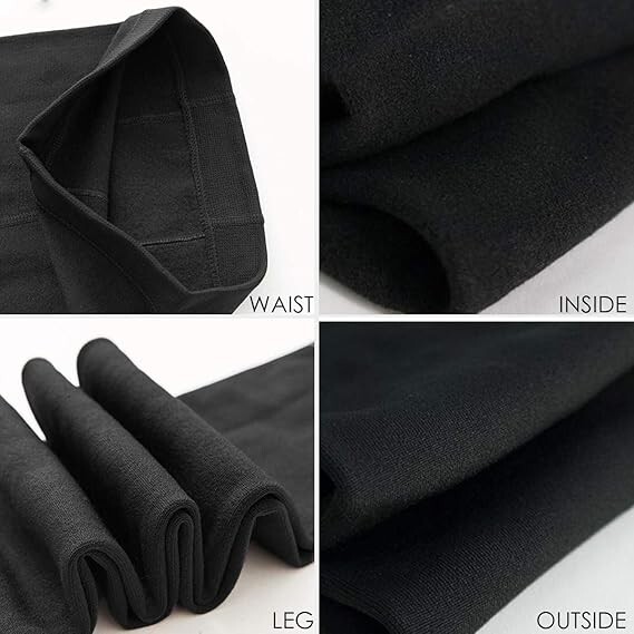 Women’s 2-Pack Fleece-Lined Opaque Tights – 100D Warm Winter Pantyhose ...