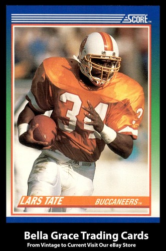 1990 Score Lars Tate #62 Tampa Bay Buccaneers NFL Football | eBay