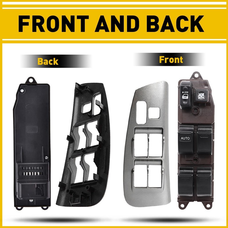 Driver Master Power Window Control Switch + Bezel For 2003-2008 Toyota ...