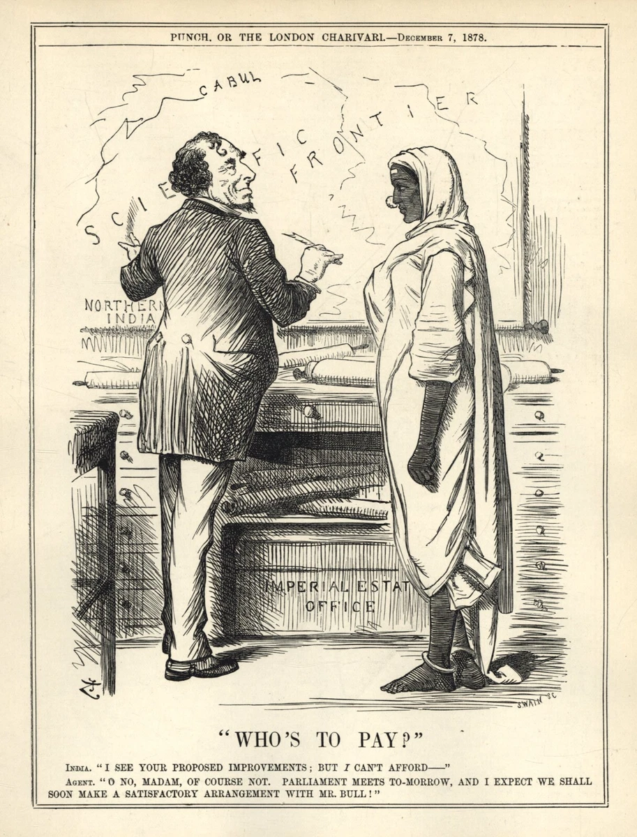 British Colonialism Cartoon