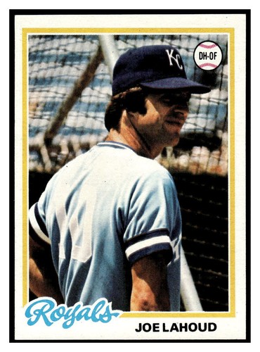 1978 Topps 382 Joe Lahoud Kansas City Royals | eBay