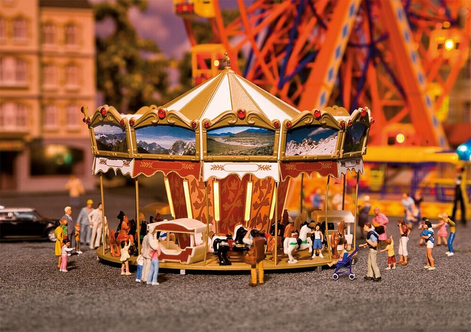 FALLER 140316 Children's Carousel Dimensions: Ø 121 X 90 Mm New OVP ...