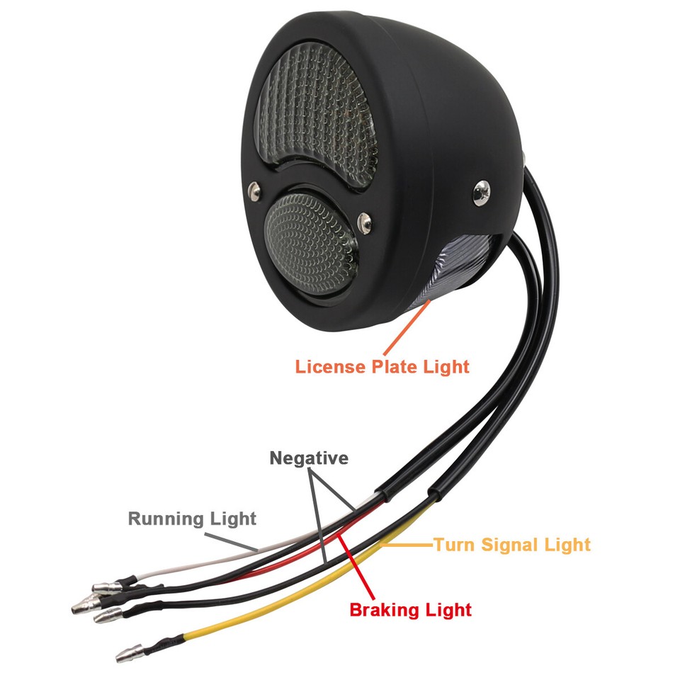 2X Vintage LED Custom Hot Rat Street Rod Tail Lights Turn Signals Ford ...