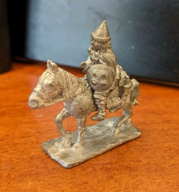 Ral Partha 25mm Lead Miniatures Set 3 Horses & 3 Riders D&D Dungeons ...