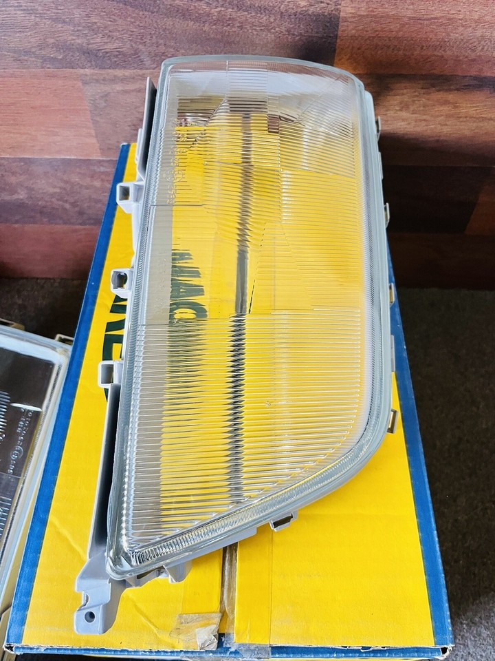 OEM New Mercedes C-Class W202 Headlight Lenses Right & Left Magneti ...