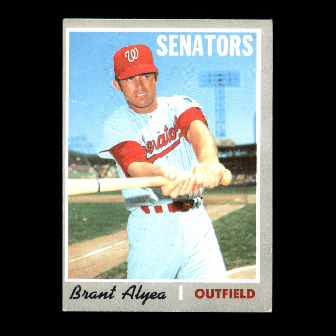 Brant Alyea 1970 Topps Washington Senators #303 Vintage Set Filler | eBay