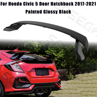 For Civic FK7 FK4 5DR Hatchback2017-2021 Gloss Black HPD Style Rear ...