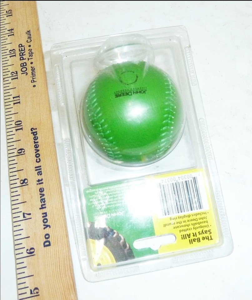 Collectaballs Baseball John Deere Green Embossed Sealed Timely Buy | eBay