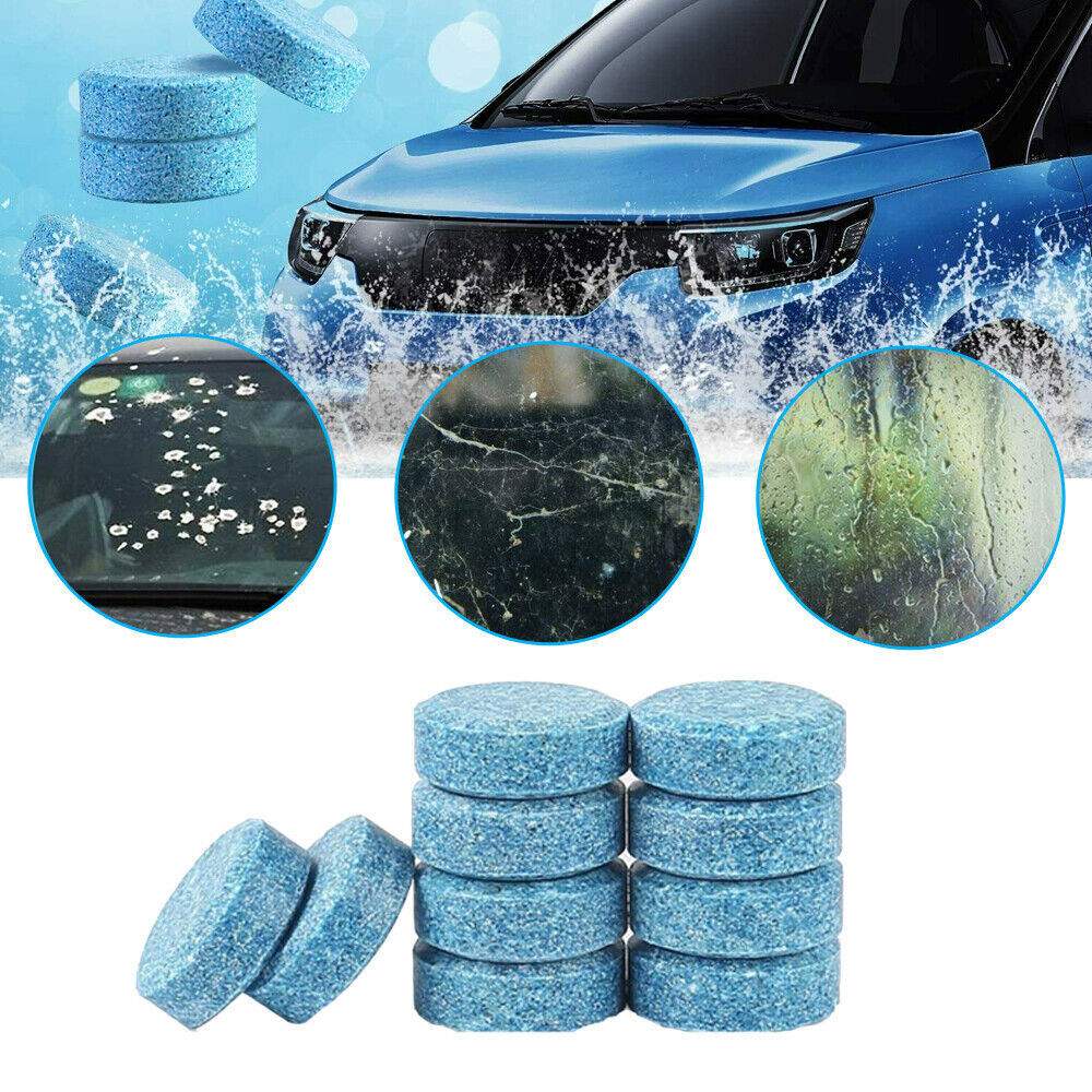 10x Car Auto Windshield Washer Cleaning Solid Effervescent Tablets ...