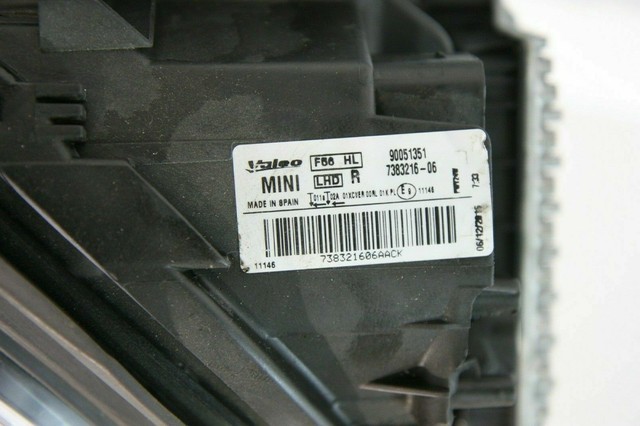 MINI F54 55 56 LED Headlight Left Right RHD 63117401615 or 63117383215 ...