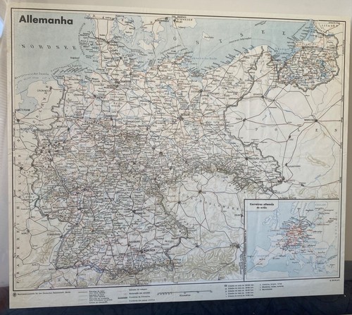 Old Germany Map.1930s. | eBay