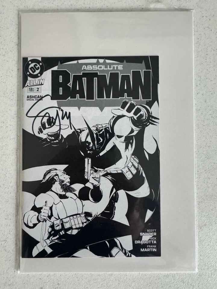 Absolute Batman #2 Ashcan NYCC 2024 Signed Scott Snyder W/ COA | eBay