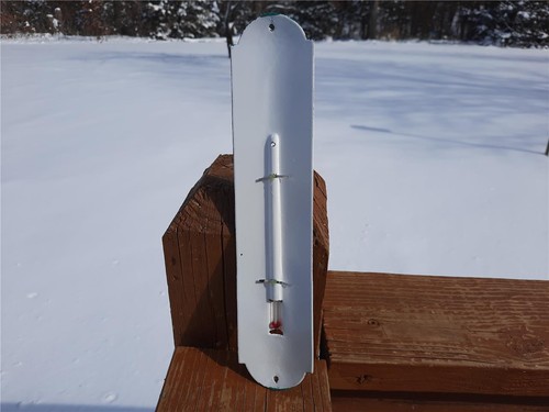 THICK PORCELAIN SINCLAIR DINO GASOLINE THERMOMETER GAS & OIL FILLING ...