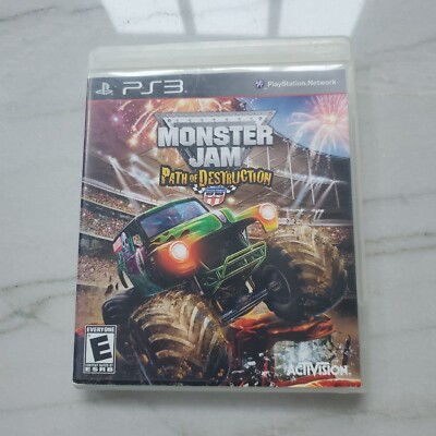 Monster Jam: Path of Destruction (PS3 2010) No Manual | eBay