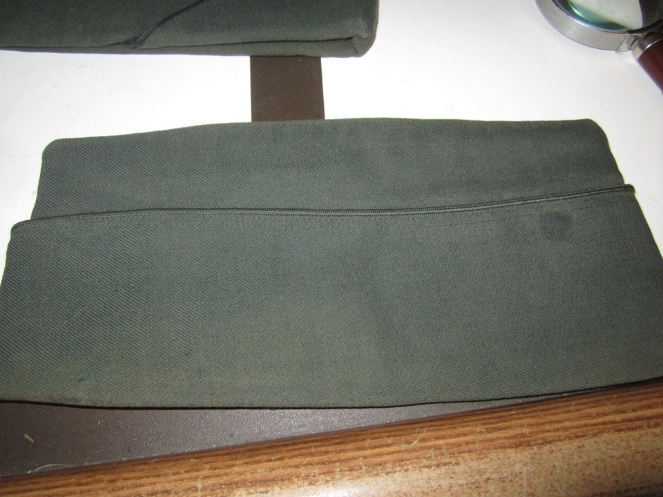 VTG 1950'S 1960'S US Military ARMY GREEN 44 Garrison Cap Hat TOP RANK ...