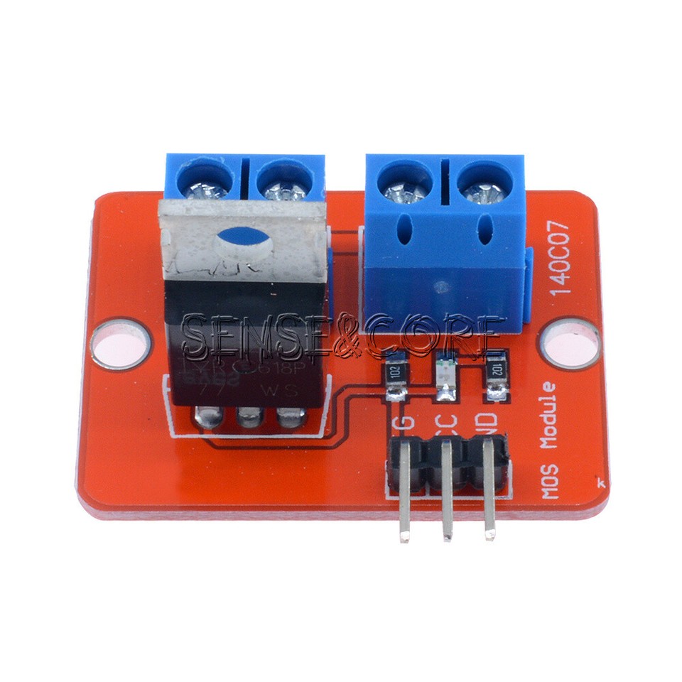 1PCS IRF520 MOS FET Driver Module for Arduino Raspberry PI ARM 3.3V/5V ...