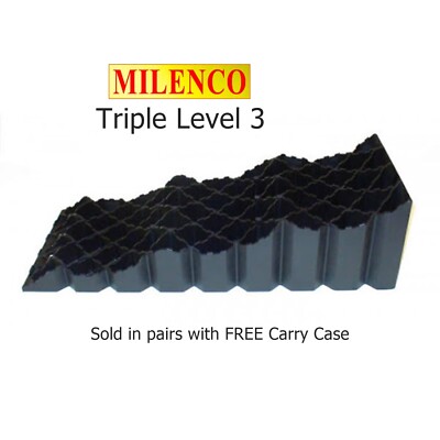 Milenco Triple 3 Levellers Levelling Ramps (Pair) for Caravans ...
