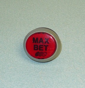 SLOT MACHINE LIGHTED MAX BET BUTTON FOR ELECO PACHISLO TOKEN SLOT ...