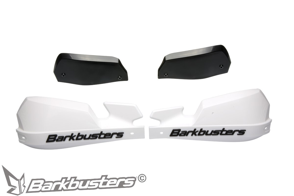 Barkbusters Handguard Kit + VPS-003 White Plastics 2022- Royal Enfield ...