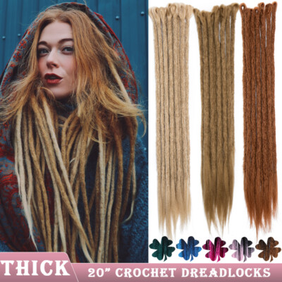 Dreadlocks Fishtail Braids Viking Dreads 5-25 Locs Hair Extensions Rave ...