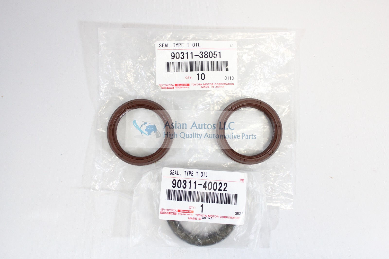 Genuine Toyota Front Camshaft and Crankshaft Seals For 4Runner T100 ...